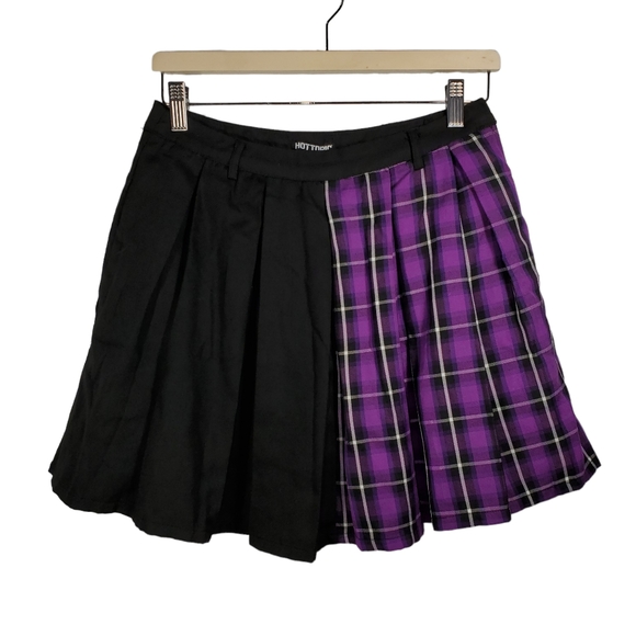 Hot Topic | Skirts | Hot Topic Plaid Pleated Accordion Skirt Colorblock ...